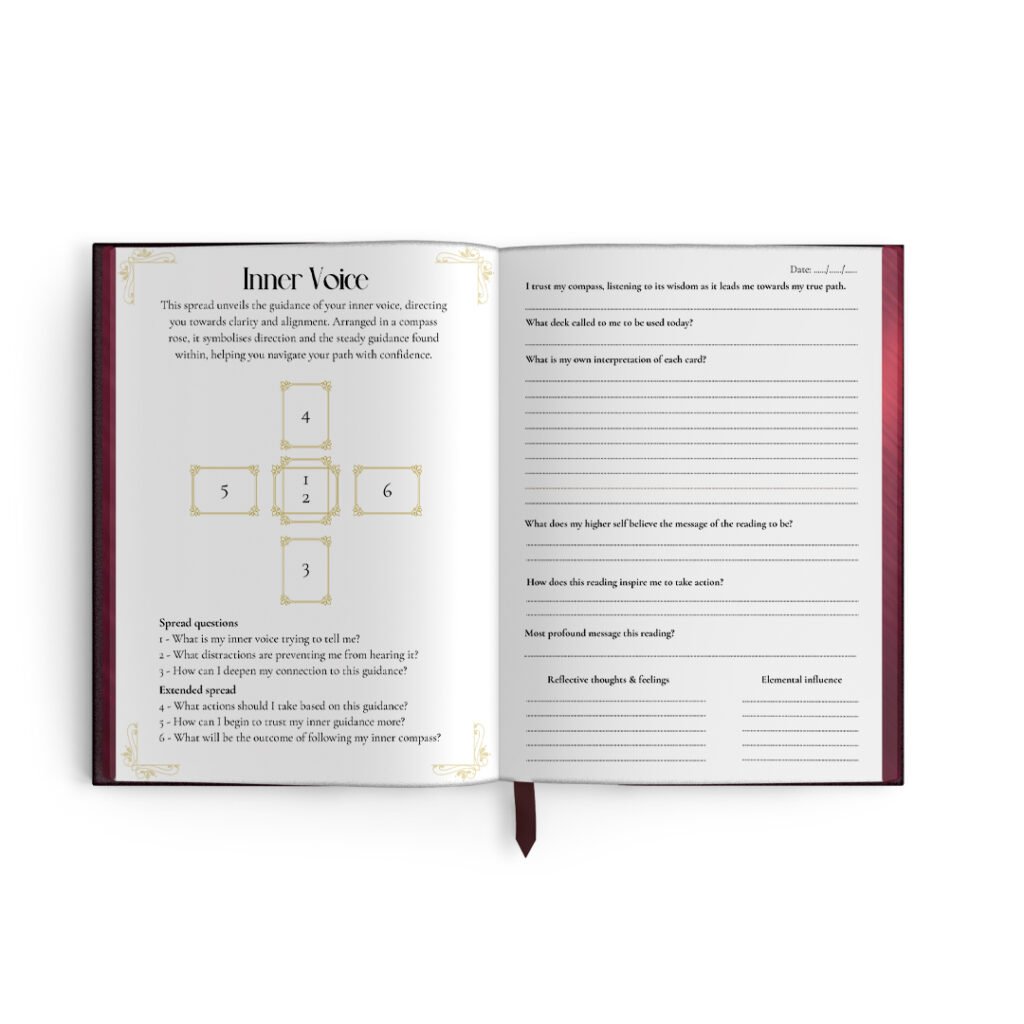 Shadows of Tarot Spread Journal - Sacred Scribe Publishing